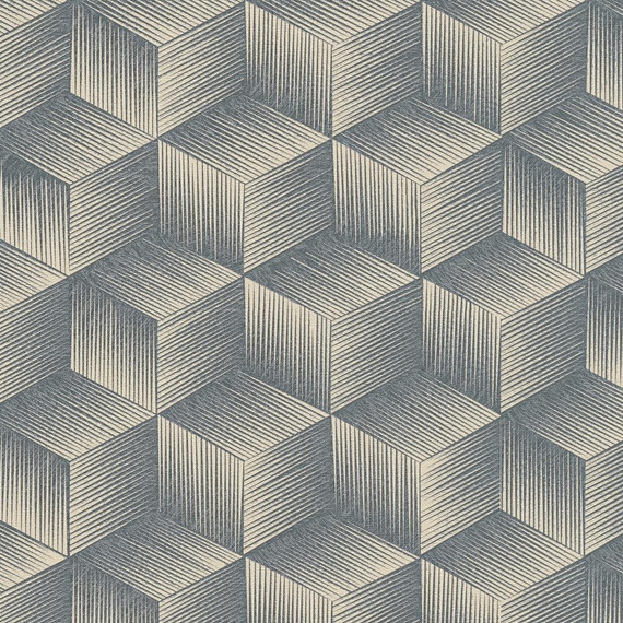Wallpaper Cubiq AS Creation D'Eco Natural Living - 38506-3 shades of ...