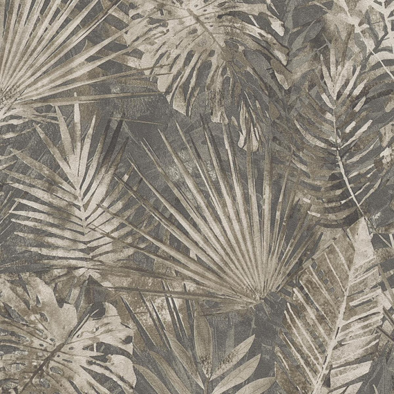 Wallpaper AS Creation D'Eco Natural Living - 38638-3 shades of grey ...