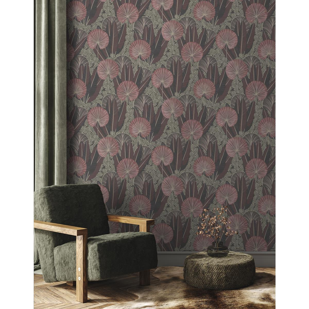 Tapeta ścienna Grandeco Asperia - A54702 shades of red || shades of ...