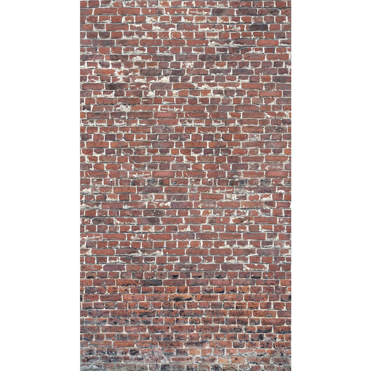 Tapeta ścienna Grandeco One roll One motif - A39201 Red Brick | TAPETEN \ RAPPORT \ Versetzter ...