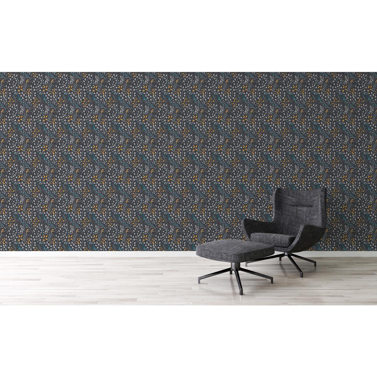 Tapeta ścienna AS Creation Attractive 2 - 38847-4 odcienie czerni ...